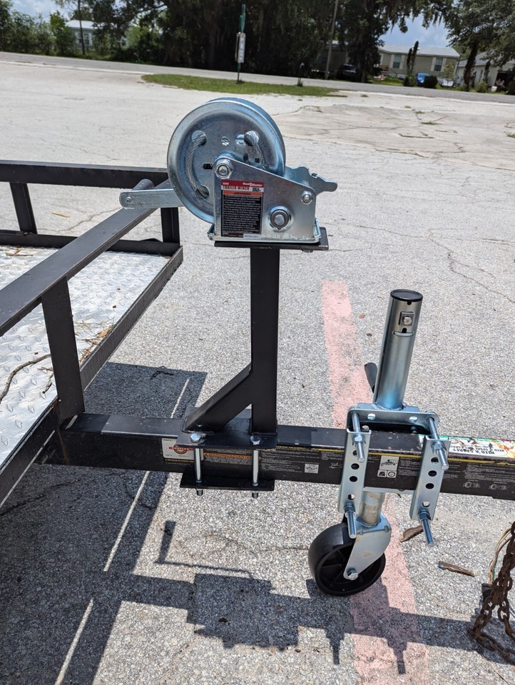 Utility Trailer Winch Mount Post 1.5"x 1.5" x 18" Tall | Size 1.5"x 1.5 ...