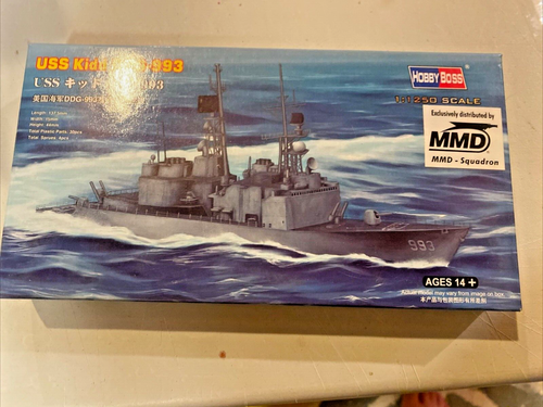 Rare Vintage hobby boss 1-1250 USS KIDD 000-993 model kit | eBay