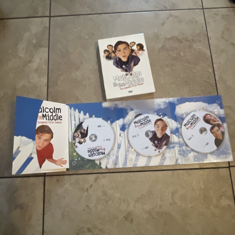 Malcolm in the Middle - The Complete First Season 1 (DVD, 2002) 3-Disc Set 24543052951 | eBay