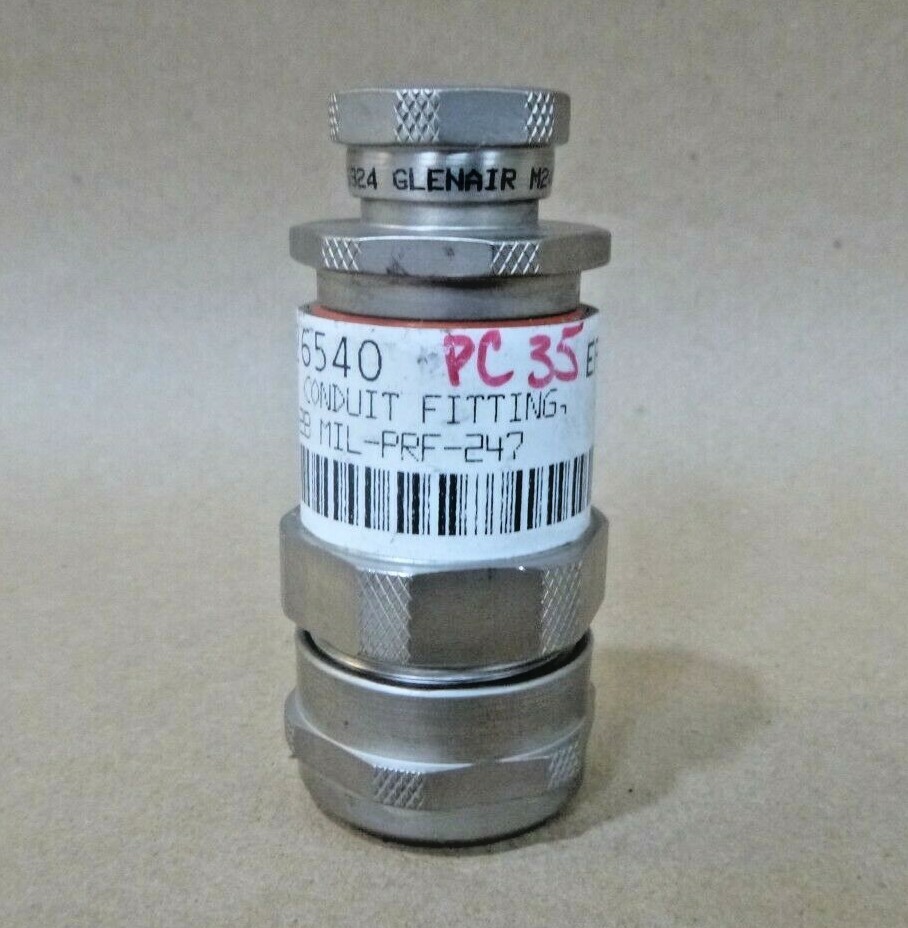 Glenair M24758-2B Circular Mil Electrical Conduit Adapter 5975-01-584 ...