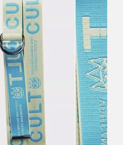 Cult Of Individuality Reversible Belt Blue/ Off-White Color OS (60 ...