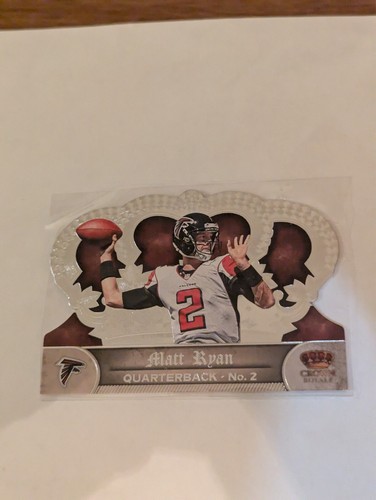 2012 Crown Royale Football Atlanta Falcons Matt Ryan Football Card #86 ...