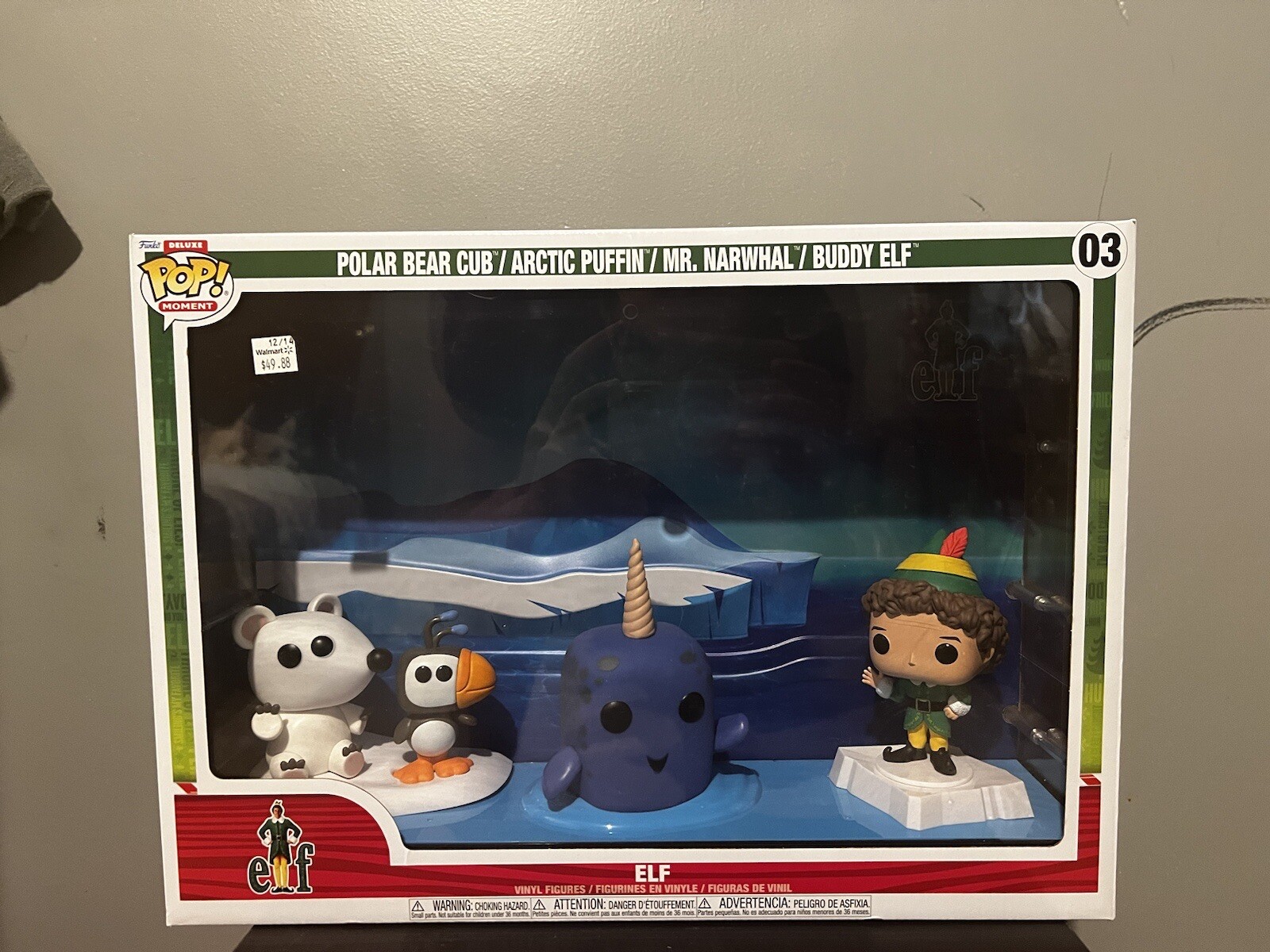 Deluxe Funko Pop! Moment Elf Movie Buddy, Narwhal, Puffin #03 Walmart ...