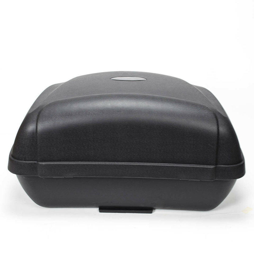 56L XXL Universal Motorcycle Top Box 2 Helmets Rear Luggage Storage ...