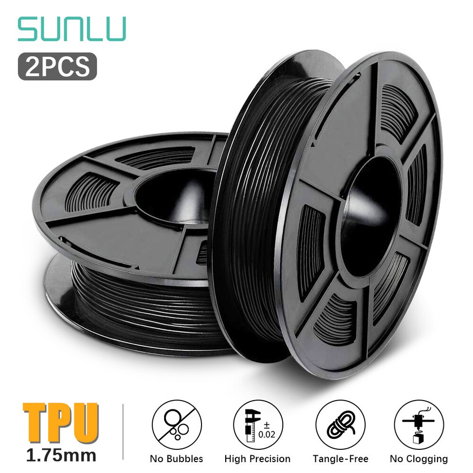 SUNLU 95A TPU 3D Printer Filament 1.75mm TPU 0.5KG/Roll Flexible TPU ...