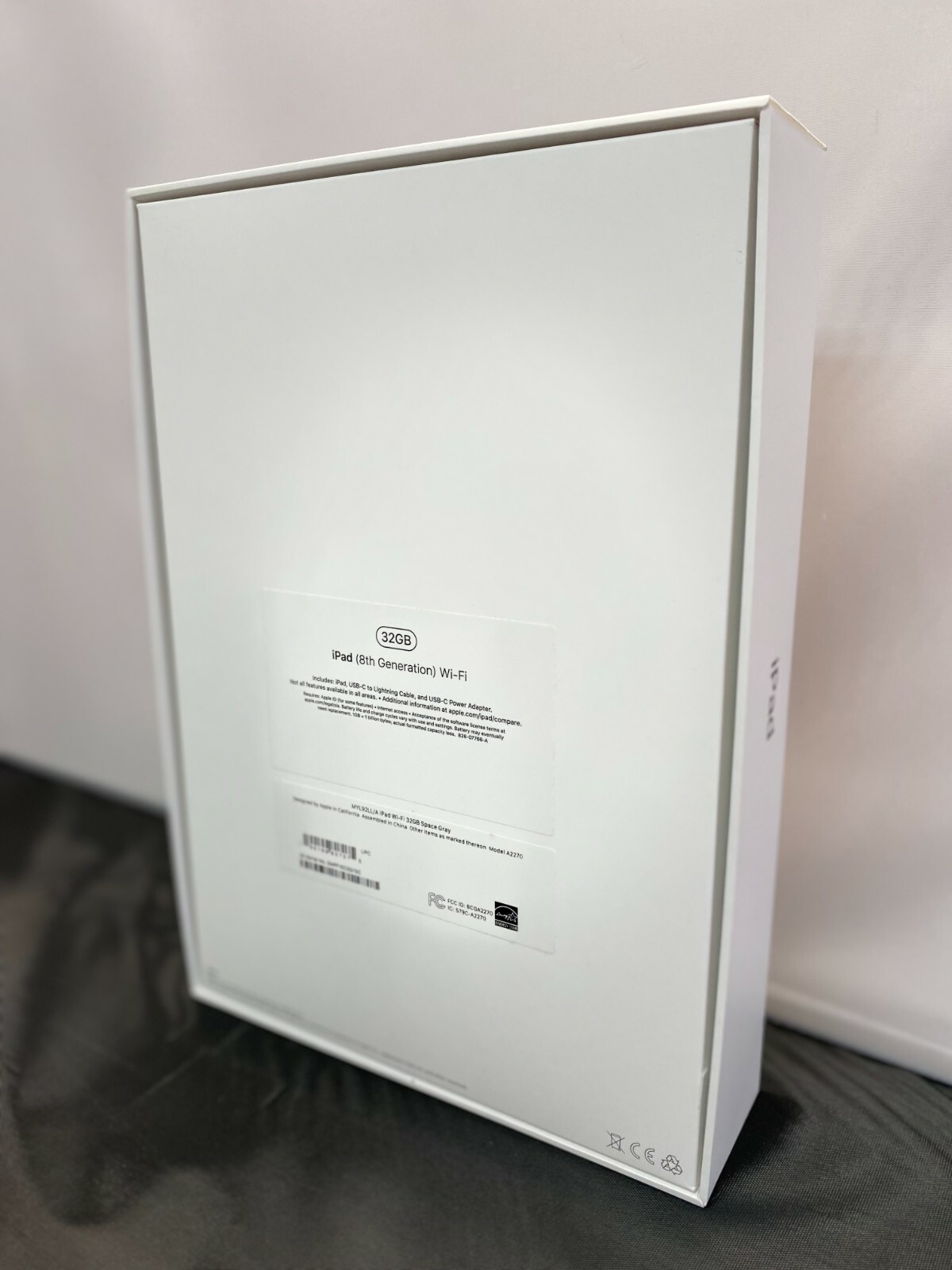 EMPTY BOX Apple iPad 8th Generation 32GB Wi-Fi Space Gray | eBay