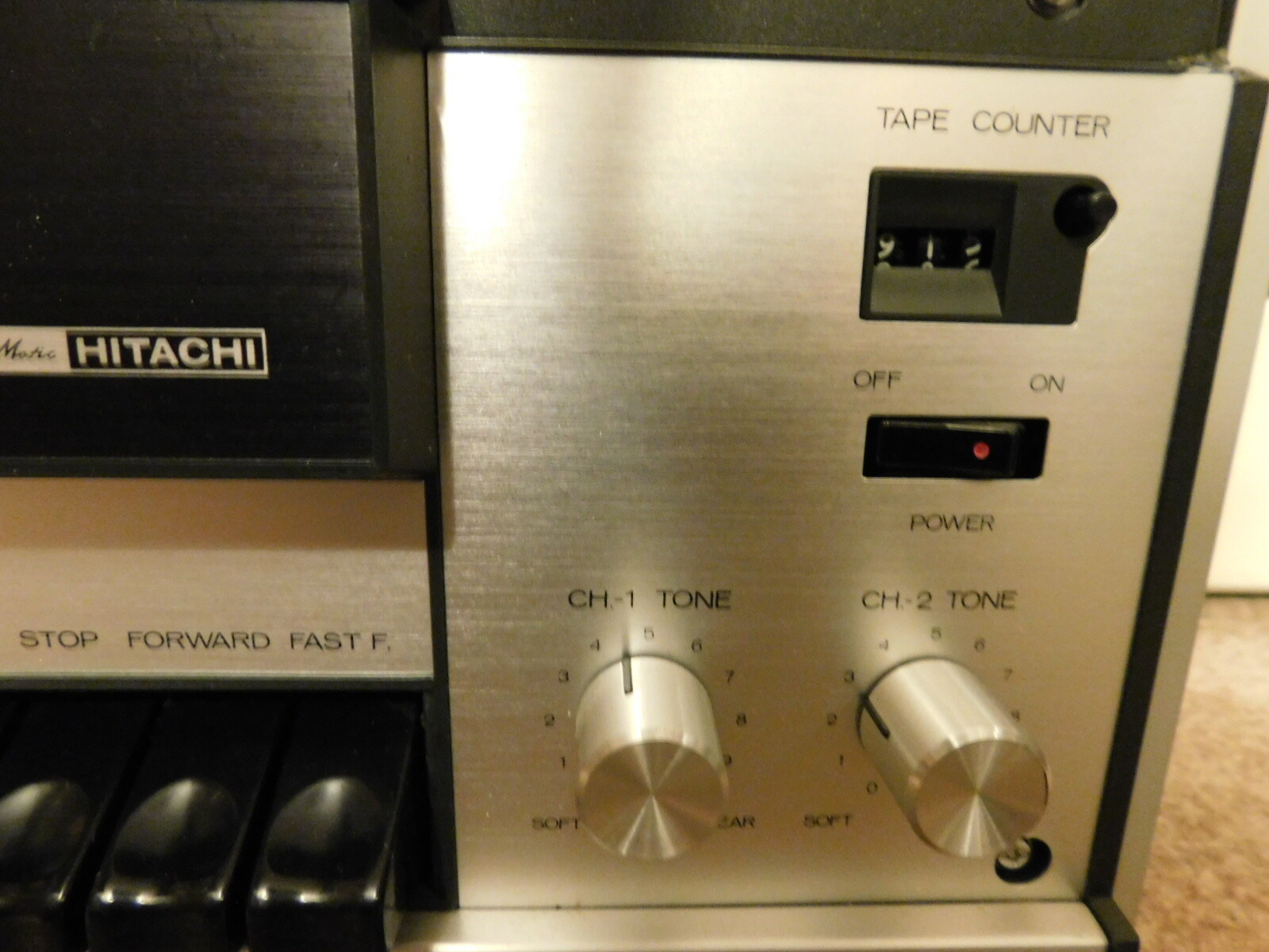 Vintage Hitachi TRQ-717 Stereo Tape Recorder (not fully tested-parts ...