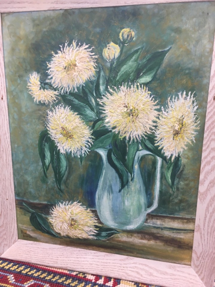 vintage mid century modern original oil painting by Alire Anderson | eBay