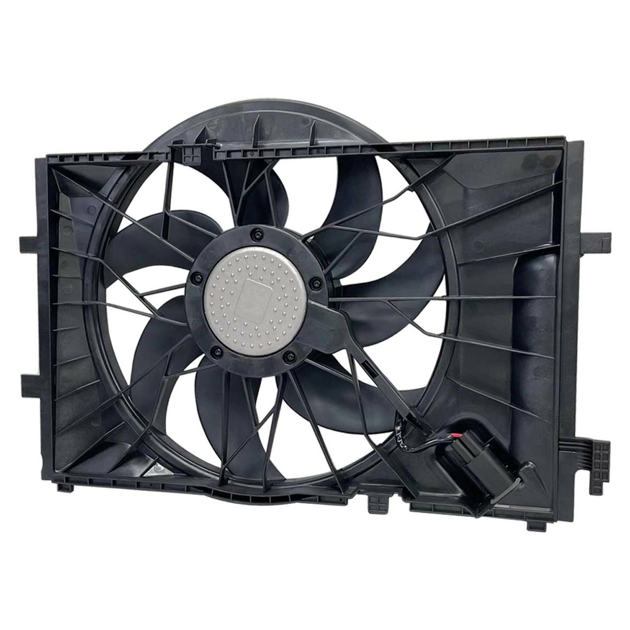 Radiator Cooling Fan Assembly 600W Fits Mercedes-Benz C-Class 2001-09 ...