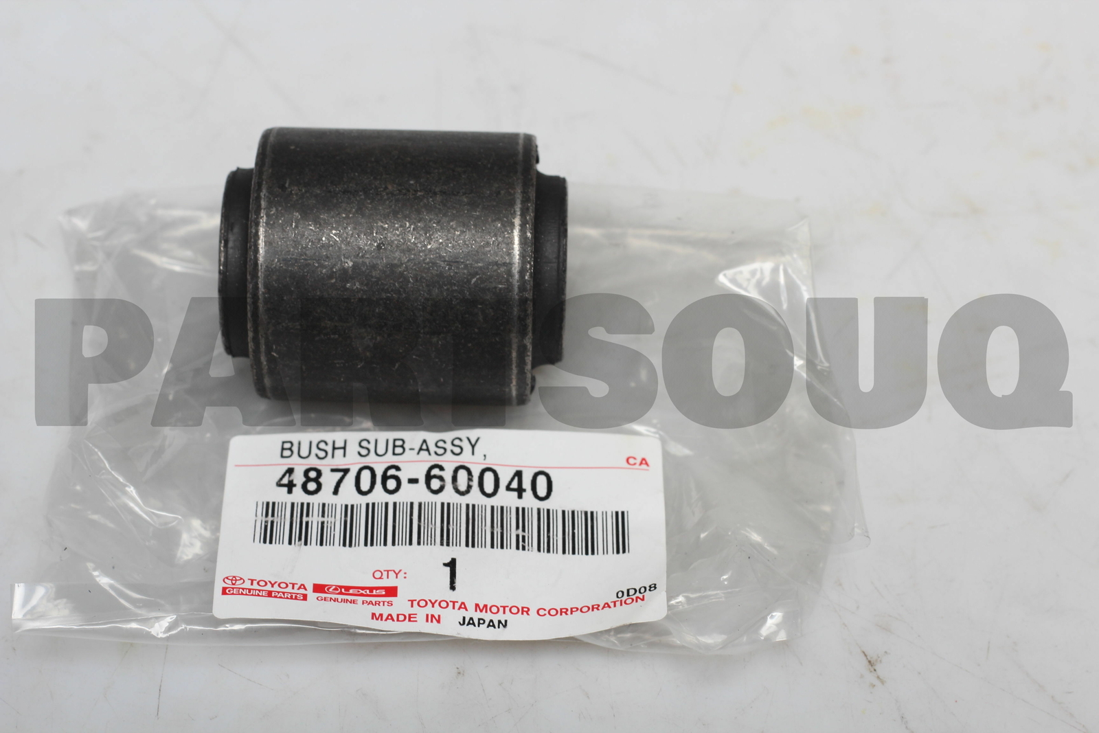 4870660040 Genuine Toyota BUSH SUB-ASSY, REAR LATERAL CONTROL ROD 48706 ...