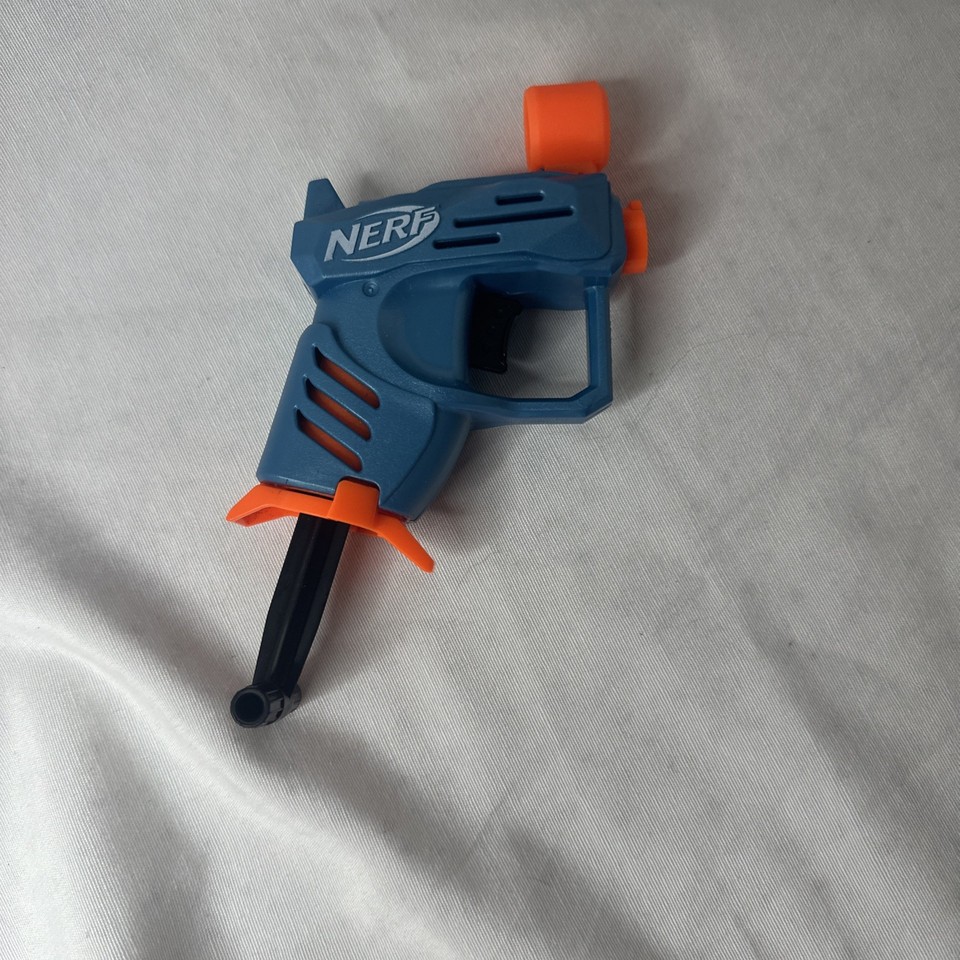Nerf Small Blaster With Scope Clear Single Shot Pocket Dart Gun Blue ...