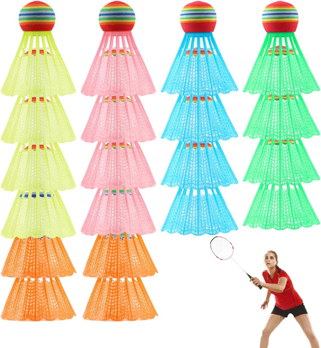 20 Pezzi Volano Badminton Volani Plastica Badminton Colori Palline Da ...