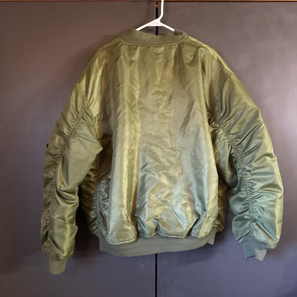 Vintage Wing Commander Jacket Medium USAF MA-1 Intermediate Flyers ...