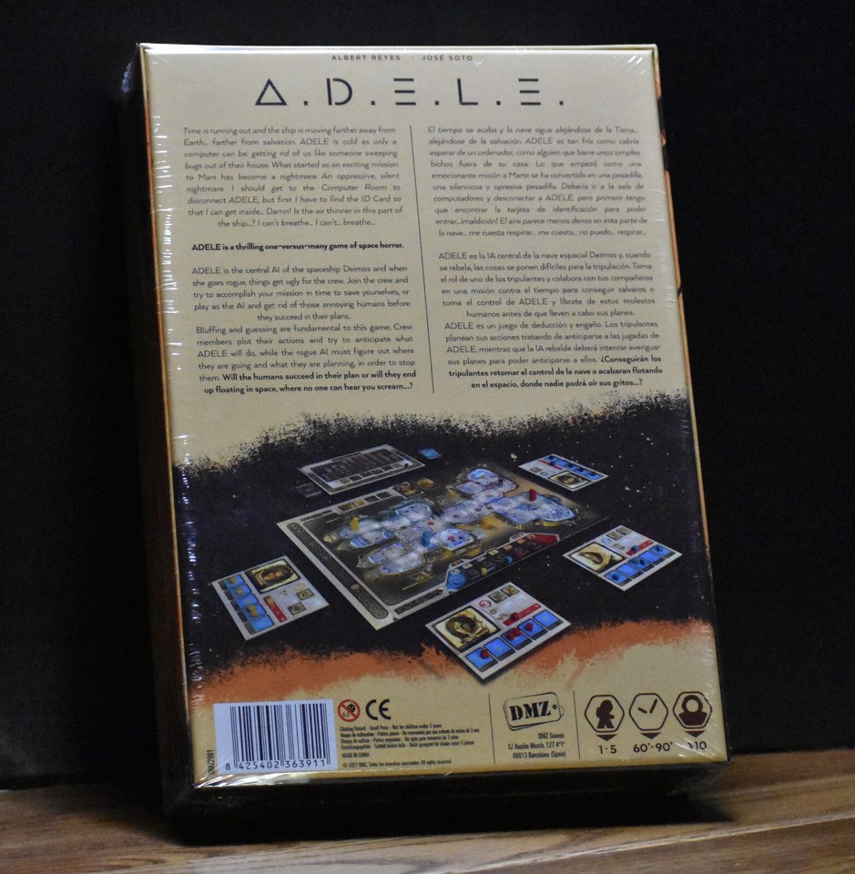 DMZ Games - ADELE Board Game | eBay