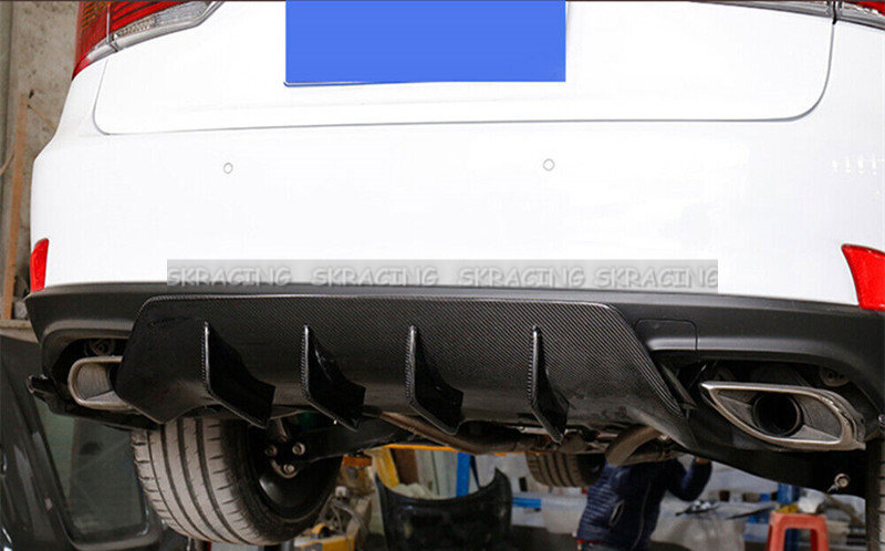 Real Carbon Fiber Rear Bumper Diffuser For Lexus IS350 IS300 Sport ...