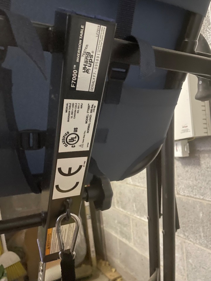 Teeter hang ups F7000 inversion table used | eBay
