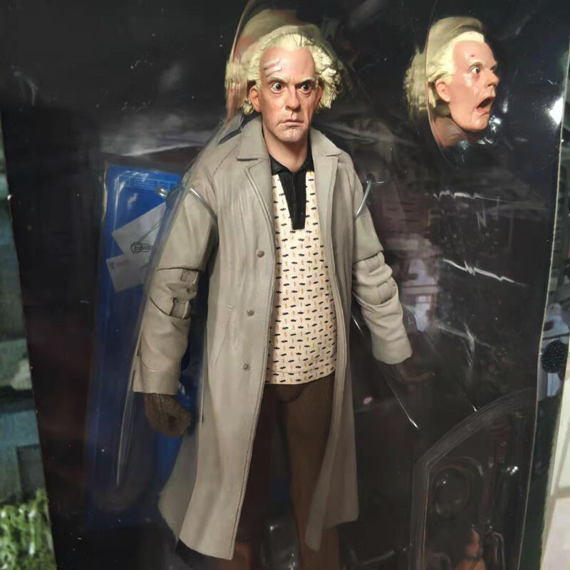 NECA Back to the Future Doc Brown Ultimate 7" Action Figure 1:12 New In ...