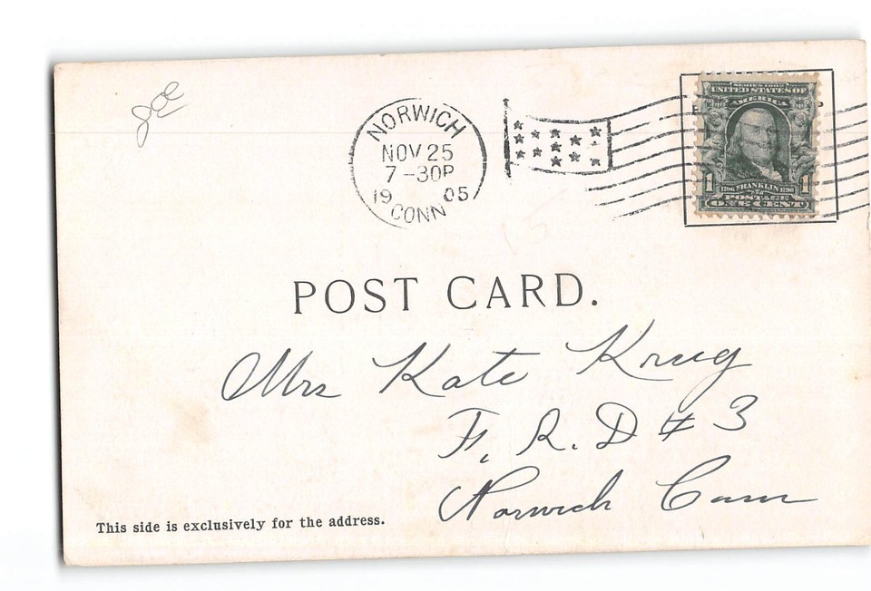 Yantic Connecticut CT Postcard 1905 Yantic Mill | eBay