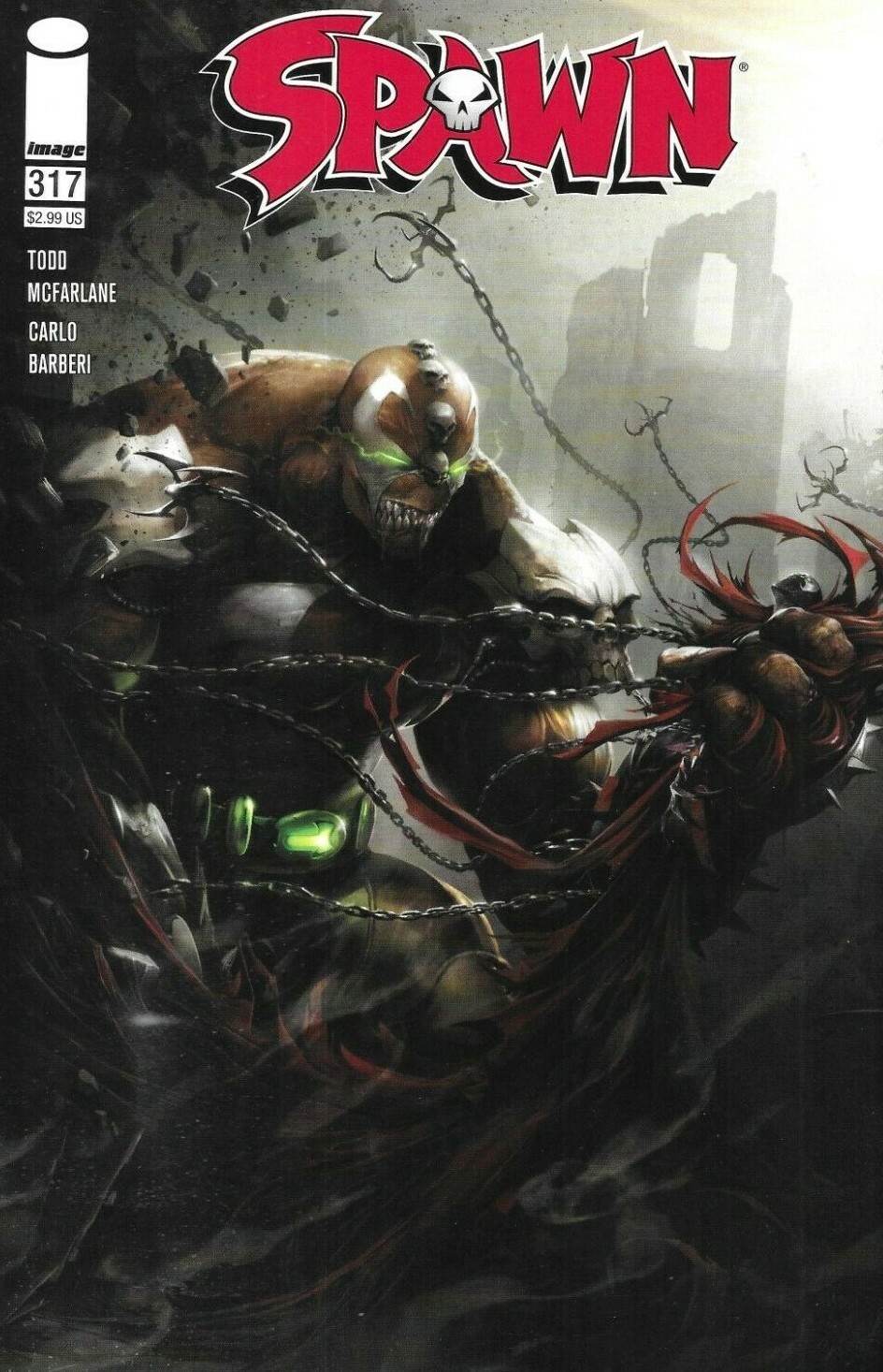 Spawn Comic 317 Cover B Variant Francesco Mattina 2021 Todd McFarlane Barberi | eBay
