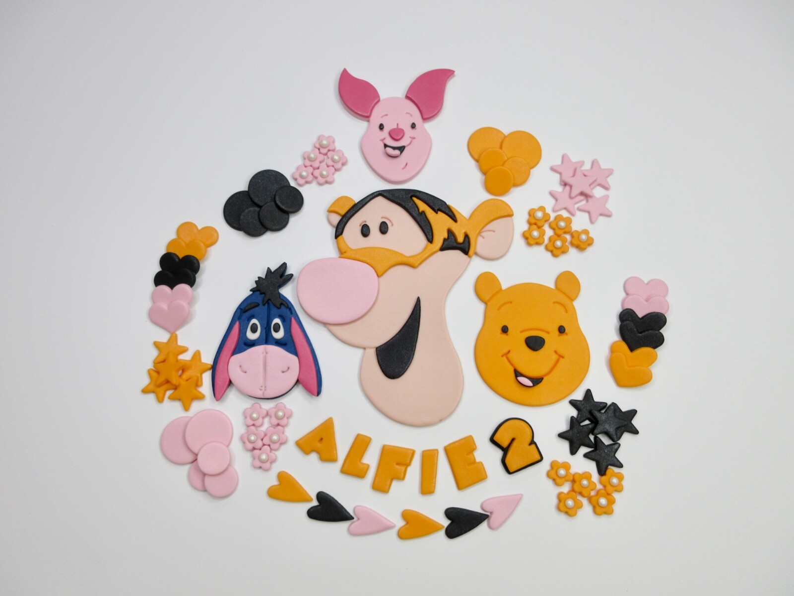 Tigger Cake Topper Personalised Large. Edible Tigger Cake Decorations ...