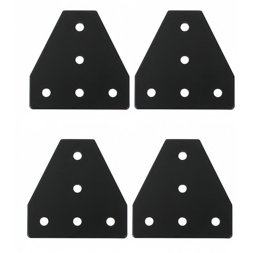 4PCS 4040 T-Slot Bracket 5 Hole Heavy Duty Joining Plate for Aluminum ...