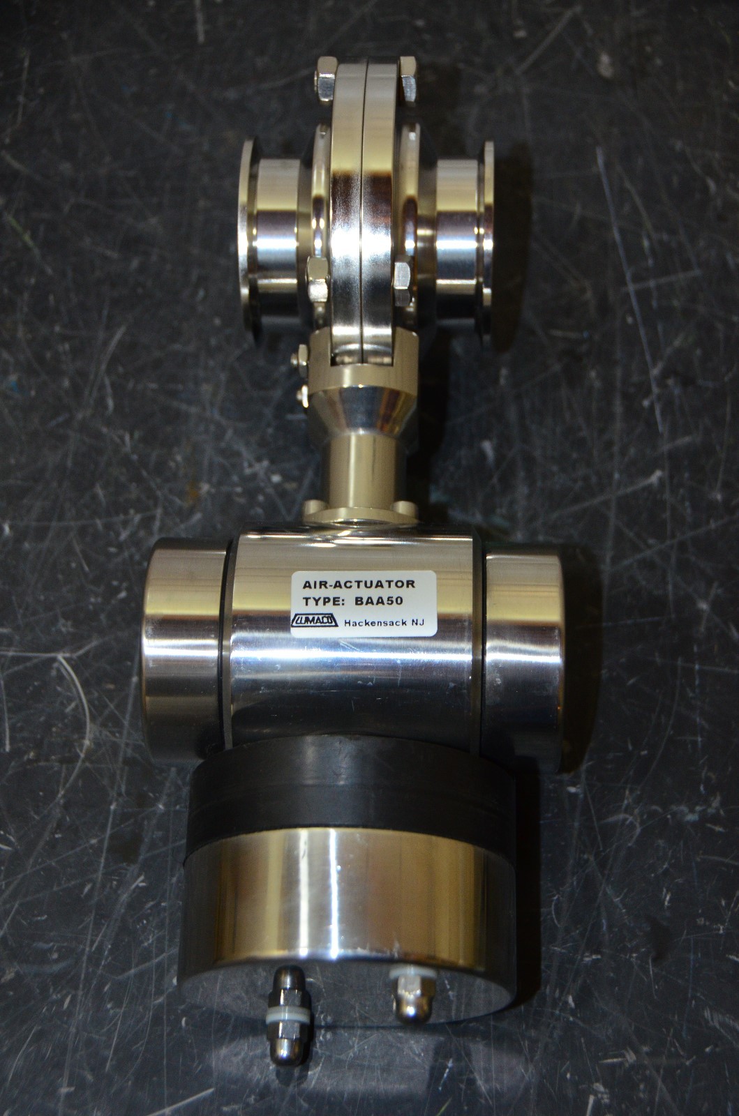 Lumaco BAA50 Sanitary SS Air Actuator & 50mm / 2" TC "Betterfly ...