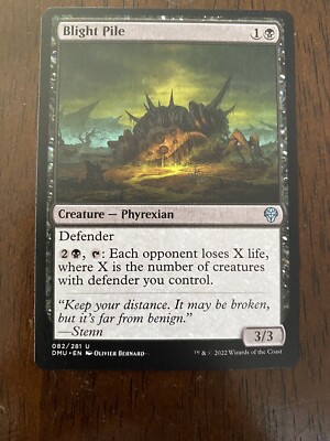 MTG Blight Pile Dominaria United 082/281 Regular Uncommon | eBay
