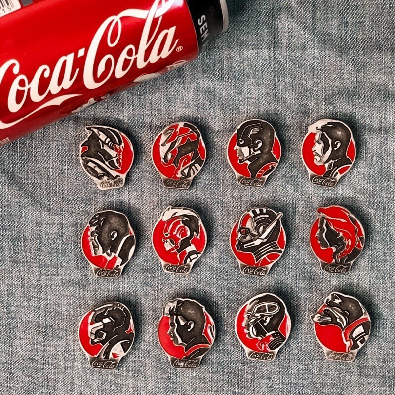 Coca Cola Brasil - Pins Tab Avengers/Strangers Thing - Sets -Link in ...