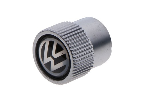 VW Volkswagen Valve Stem Caps Set of 4 GENUINE OEM Jetta Passat Beetle ...