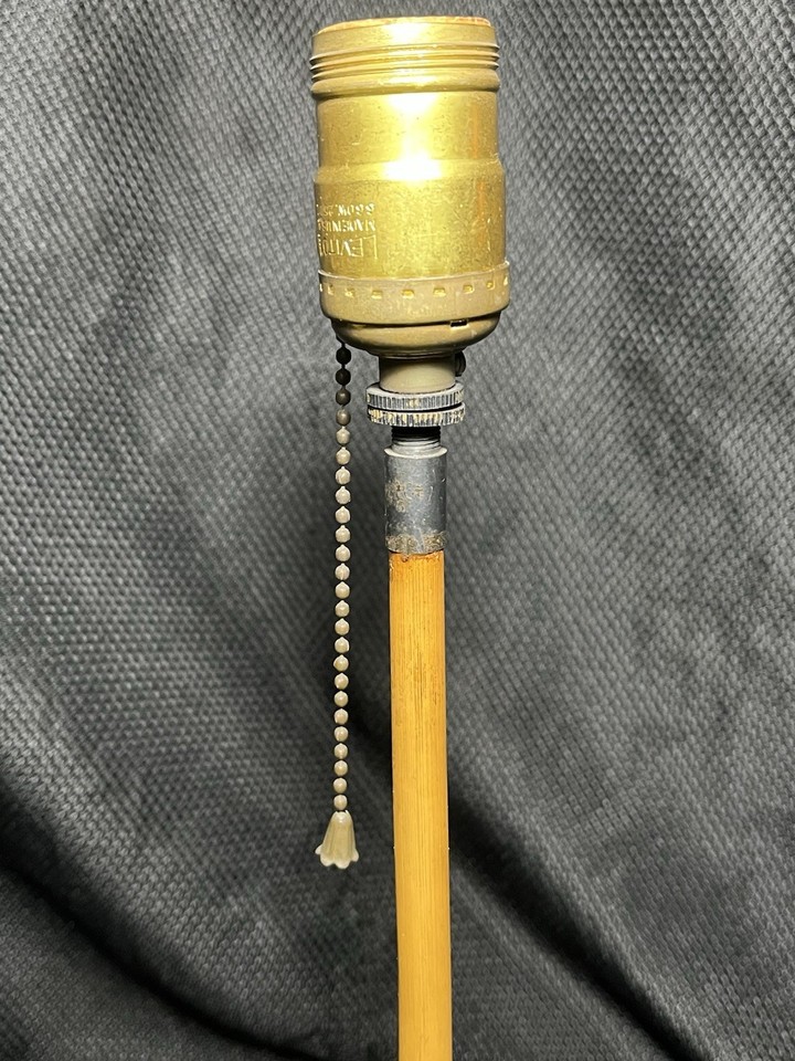 Mid Century Modern Vintage Isamu Noguchi Akari Bamboo Table Lamp No ...