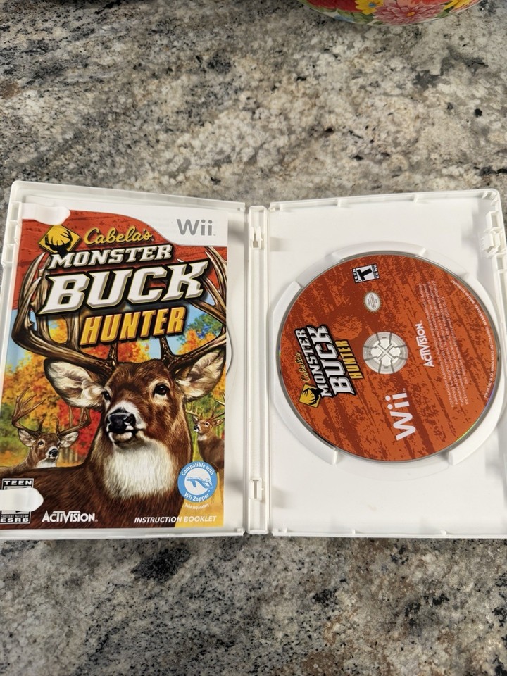 Nintendo Wii Top Shot Arcade Activision Manual Included Monster Buck ...