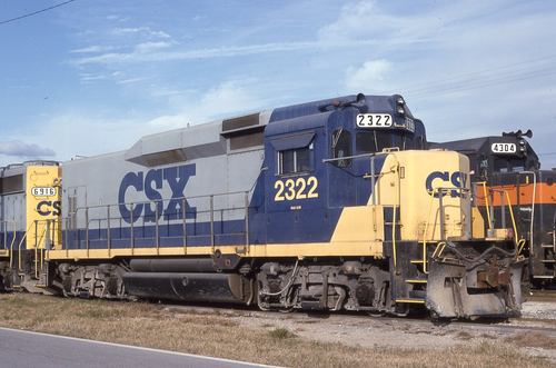 CSX road mate # 2322 ( GP30 car body ) @ Mulberry, FL 2/26/1994 | eBay