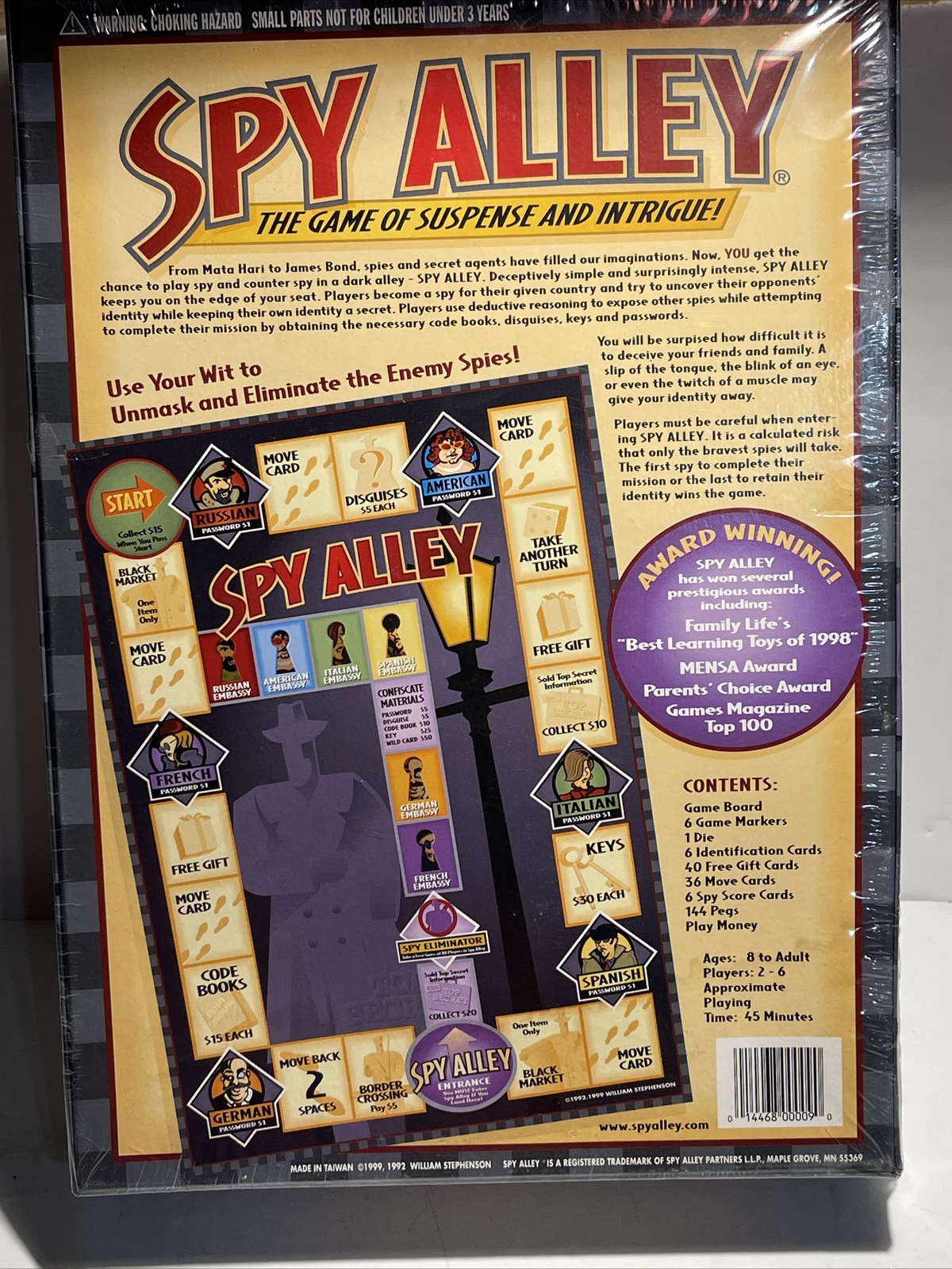 Spy Alley Strategy Board Game for sale online | eBay