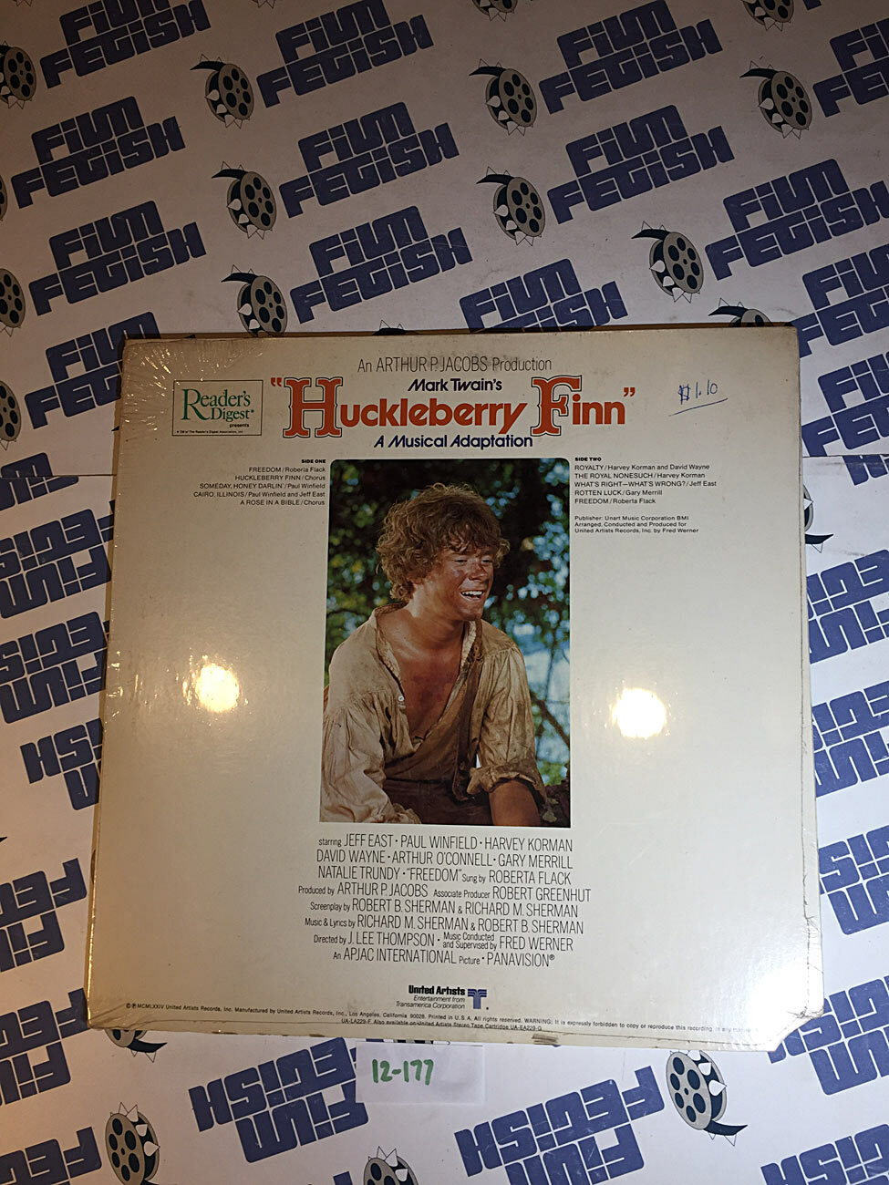 Huckleberry Finn Musical Adaptation Original Soundtrack Vinyl (1974 ...