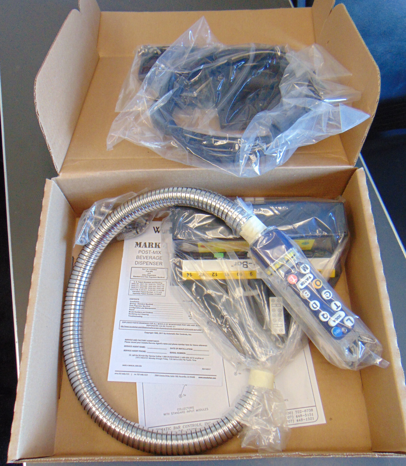 WUNDER-BAR M4 12-BUTTON BAR GUN +MANIFOLD+BRACKET+DRIP CUP+FITTINGS ...