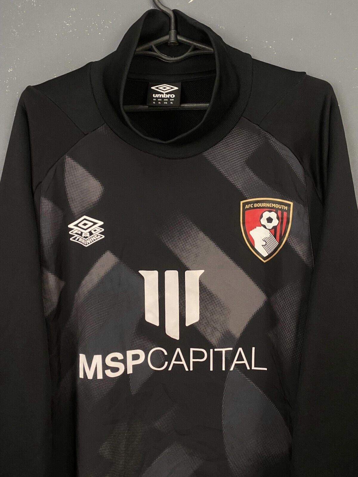 MENS FC BOURNEMOUTH 2022/2023 TRAINING TOP SOCCER FOOTBALL SHIRT JERSEY ...