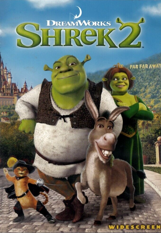 Antonio Banderas Shrek Shrek 2 DVD Mike Myers Eddie Murphy Cameron