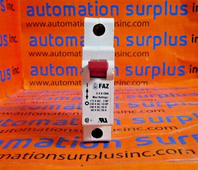 FAZ G4A-CNA CIRCUIT BREAKER NEW QUANTITY!! | eBay