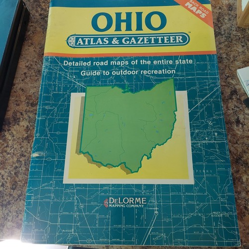 Vintage Delorme Ohio Atlas & Gazetteer 1991 Road Maps 3rd Edition | eBay