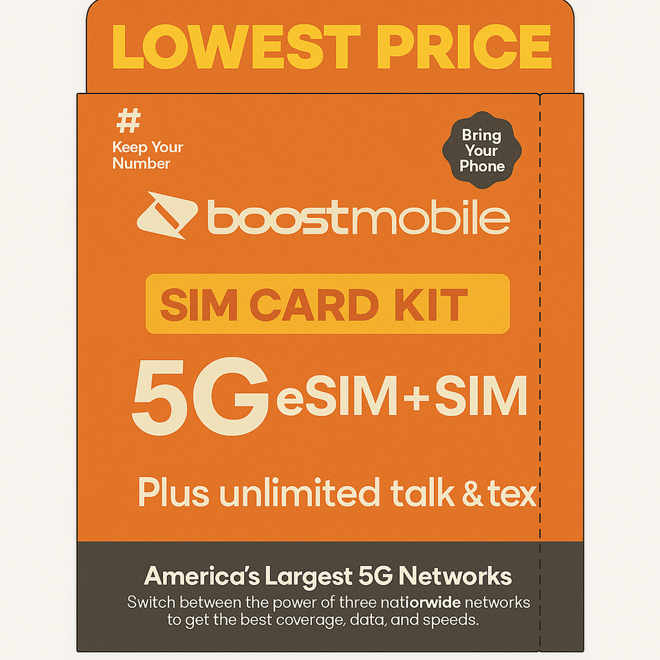 Boost Mobile SIM (3GB) Data 3-Months [eSIM Instant Delivery] | eBay