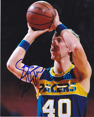 STEVE STIPANOVICH INDIANA PACERS ACTION SIGNED 8x10 | eBay