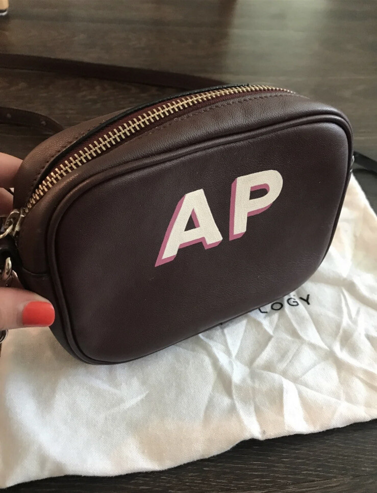 Leatherology Custom Hand Painted AP Initial Purse | eBay