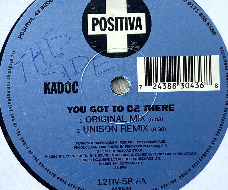 KADOC - THE NIGHTTRAIN / NIGHT TRAIN RMX - 90S HOUSE TRANCE 12” VINYL ...
