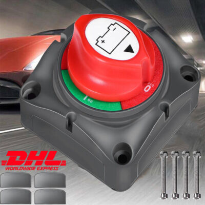 600A Auto Batterie Trennschalter Hauptschalter Stromschalter Boot KFZ ...