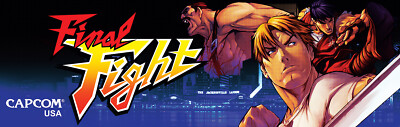 Final Fight Arcade Marquee For Reproduction Header/Backlit Sign | eBay
