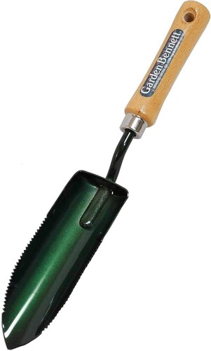 Japanese Garden Trowel Serrated Edge Heavy Duty Steel with Black | eBay