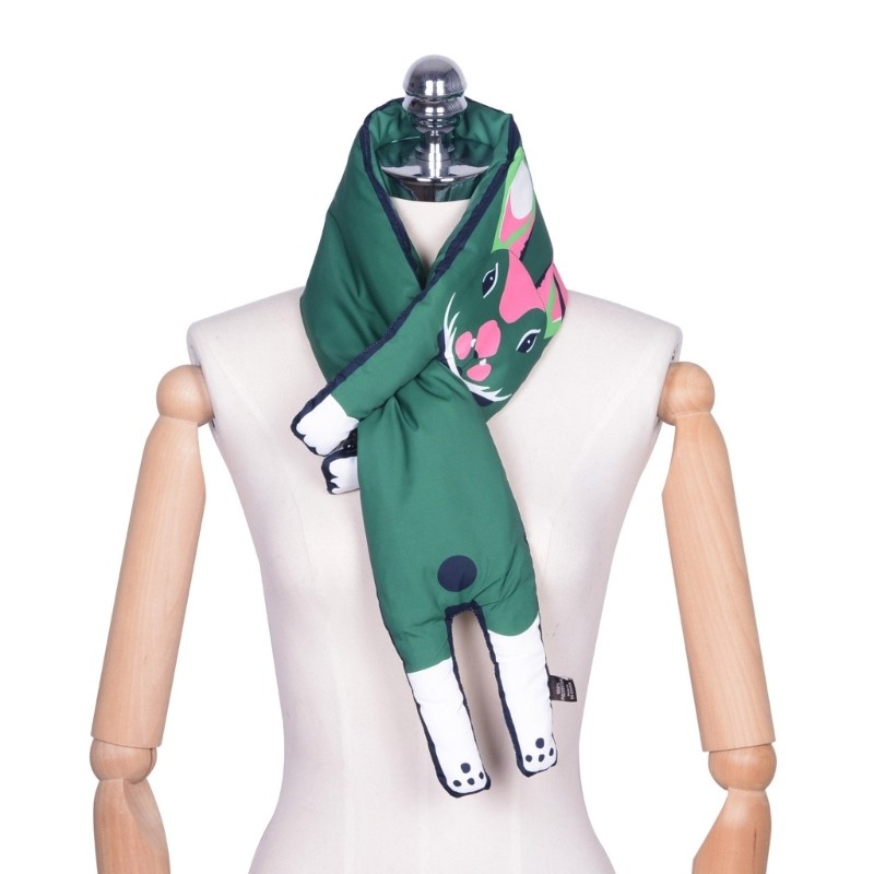 Animal Theme Down Scarf for Casual Wear Women Student Scarf for Winter ...