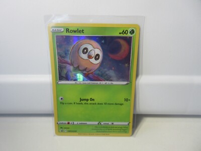 Rowlet Holo Promo SWSH220 Pokemon Card NM | eBay