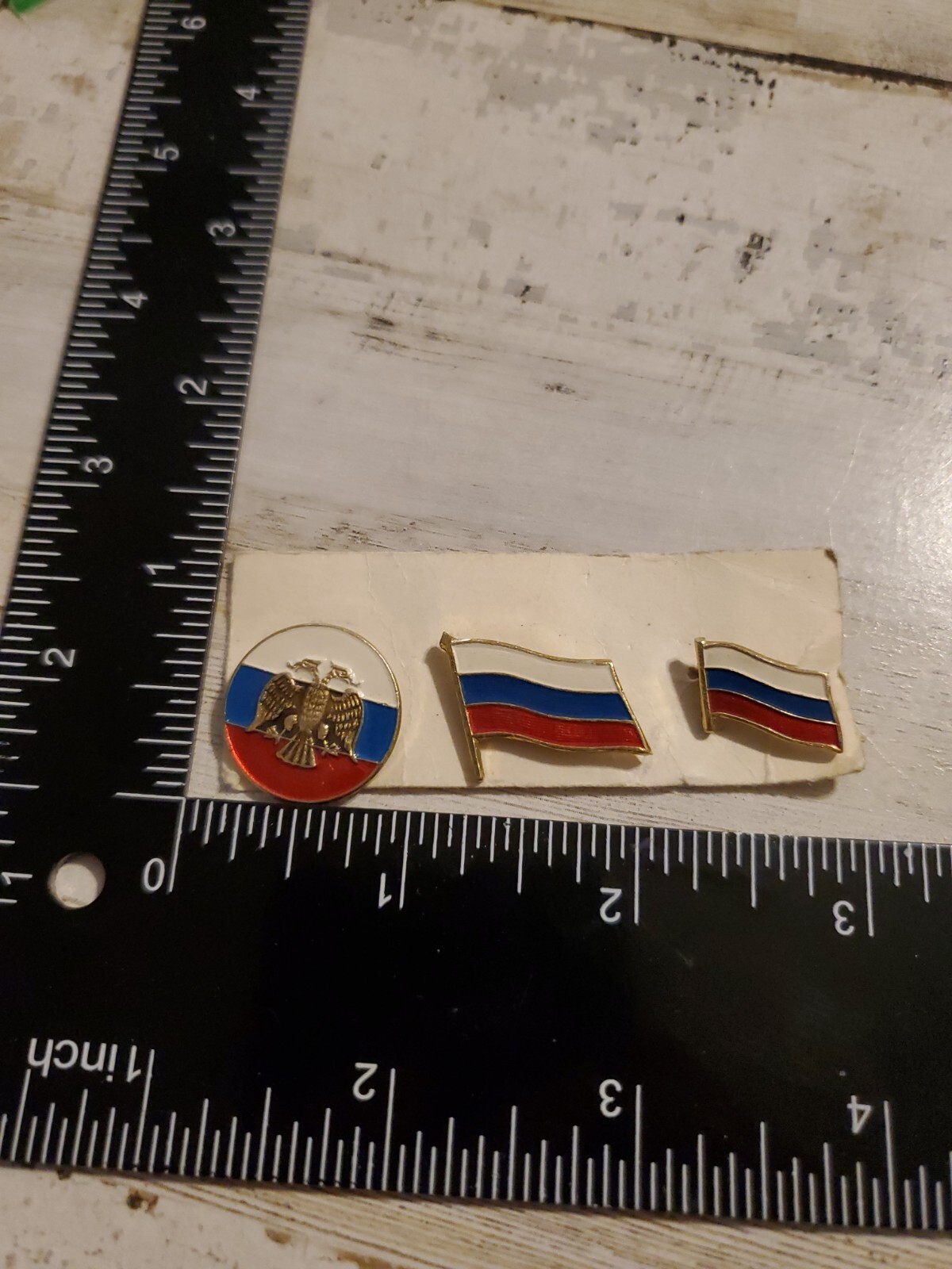 Lot of 3 pins Russia State Pin Russian Double Eagle and Flag Pins mx | eBay