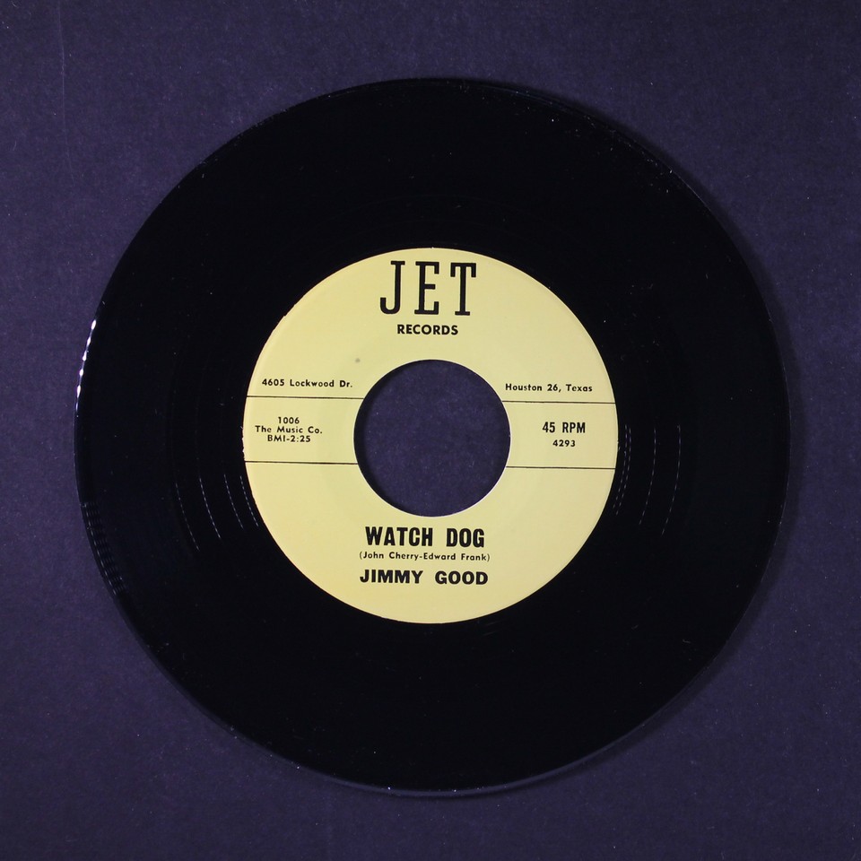 JIMMY GOOD: watch dog / let me be your friend JET 7" Single 45 RPM | eBay